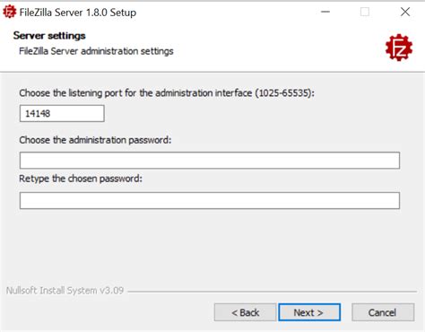 ftp installing and configuring filezilla server on a windows vps