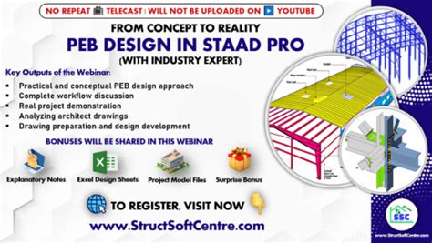 From Concept To Reality Peb Design In Staad Pro With Industry Expert