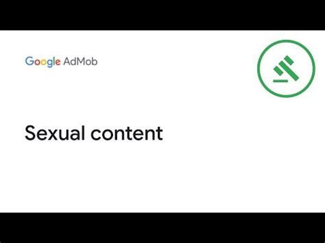 Sexual Content Google Publisher Policies YouTube
