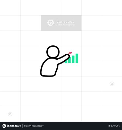 Man Presenting Chart Animation By Maxim Kozheporov Lottiefiles