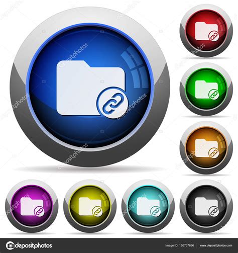 Directory Attachment Round Glossy Buttons Stock Vector By ©renegadehomie 195737696
