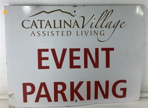 Lot 5 Metal And Board Public Parking Signs