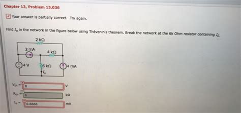 solved chapter 13 problem 13 036 your answer is partially