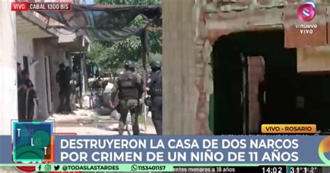 Nene Asesinado En Rosario Vecinos Destruyeron La Casa De Dos Narcos