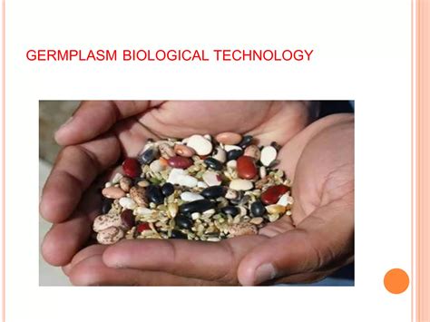 Germplasm And Its Conservation Pptx Agriculture Industries