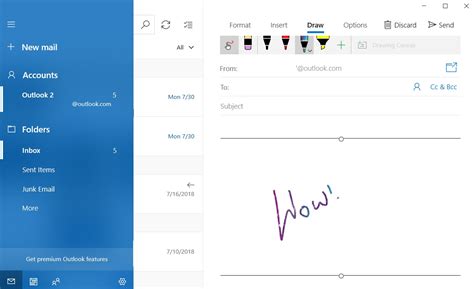 Microsoft Reveals How You Can Draw In Emails With Windows Mail App