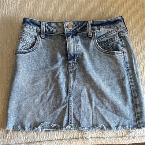 Wild Fable Skirts Wild Fable Light Blue Denim Mini Skirt Poshmark