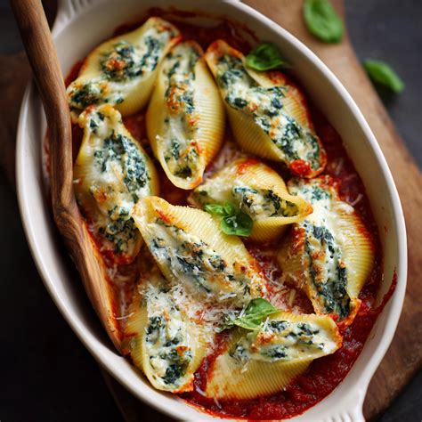Spinach And Ricotta Stuffed Shells The Comfort Spoon