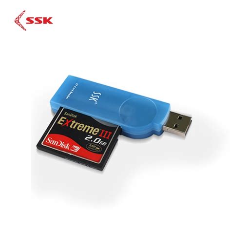 Ssk Universal High Speed Usb2 0 Cf Card Reader Compact Flash Card Reader For Pc Laptop Computer