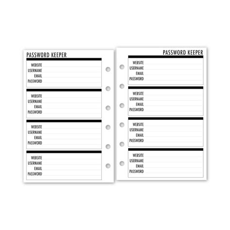 Password Keeper Etsy