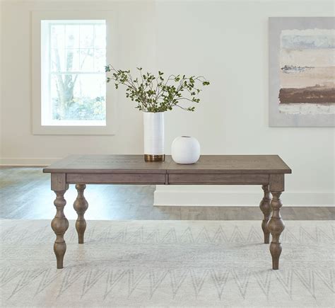 Americana Farmhouse Leg Dining Room Set W Bench Liberty Furniture