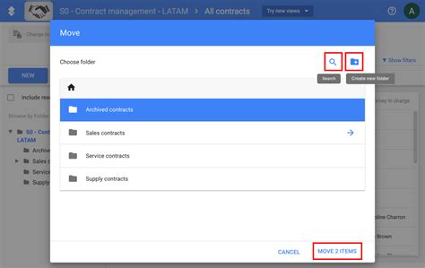 Move Documents Or Folders To A Different Folder AODocs Knowledge Base
