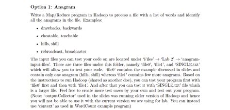 Please Use Hadoop I Cannot Upvote If Not Done In Chegg