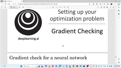 Deep Learning Numerical Approximation Of Gradients Gradients Checking