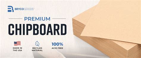 Chipboard Sheets 8 5 X 11 100 Sheets Of 22 Point Kraft Board For Crafts Diy