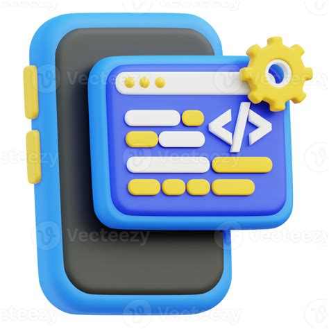 Mobile Development 3d Icon 43987993 Png