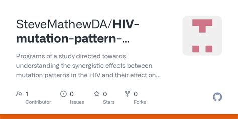 Github Stevemathewdahiv Mutation Pattern Analysis Programs Of A