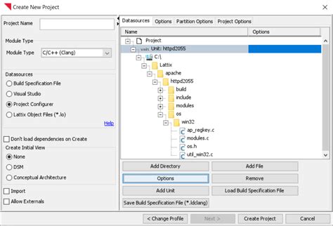C C With Clang Using The Project Configurer Lattix Documentation