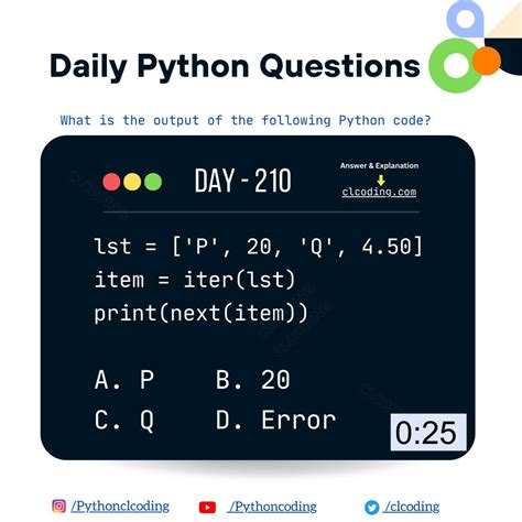 Python Coding On Linkedin Python Coding Challenge Day 210 What Is The Output Of The Following