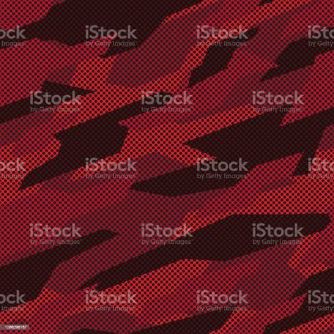 모던 레드 위장 매끄러운 패턴 표면 티셔츠 디자인 인쇄 포스터 아이콘 웹 그래픽 디자인에 대한 벡터 일러스트 배경 위장에 대한 스톡 벡터 아트 및 기타 이미지 Istock