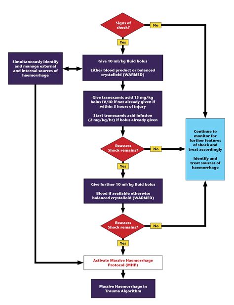 Algorithms Fluid Resuscitation In Trauma