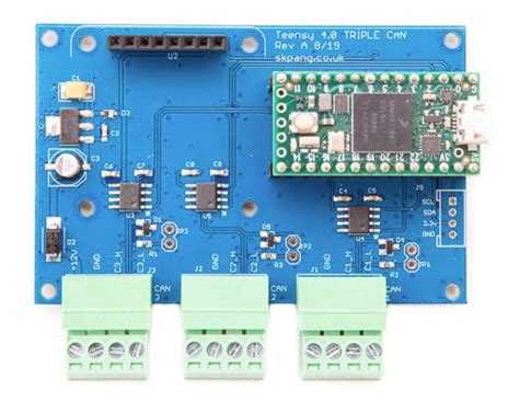 Arduino Compatible Board With 2 Can 20b And 1 Can Fd Port