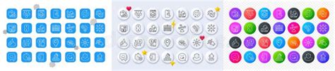 5g Internet Seo Idea And Excise Duty Line Icons For Web App Printing