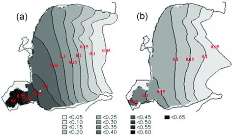 Depth Averaged Tidal Currents In The Bay Tidal Rising For A
