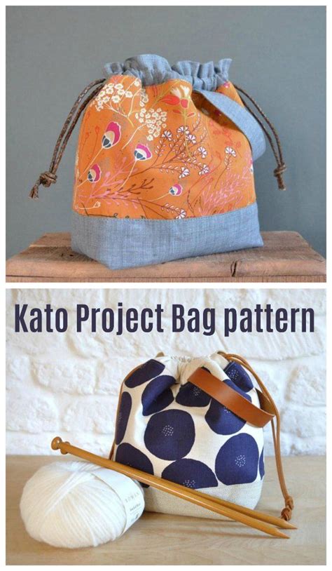 Kato Drawstring Project Bag Pattern With Video Artofit