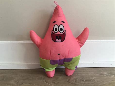 Spongebob Patrick Stuffed Plush Doll Toy 11 Etsy