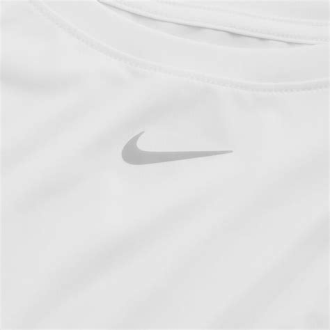 Shop Nike Womens One Classic Dri Fit Cropped Tank Top White Online In