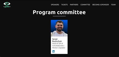 Qa Qualityassurance Geekleconference Superqa Sergii Rusinchuk