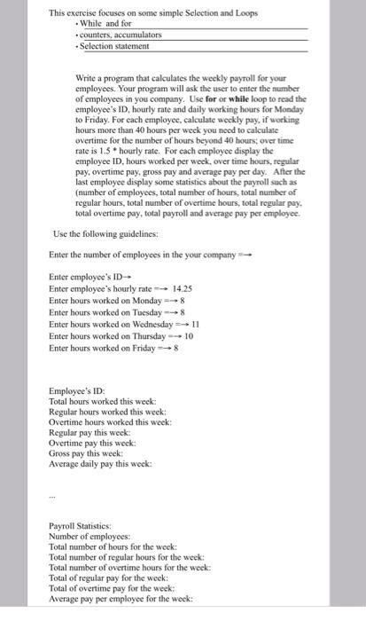 Solved This Exercise Focuses On Some Simple Selection And