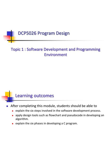 Topic 01 Pdf Computer Programming Programming