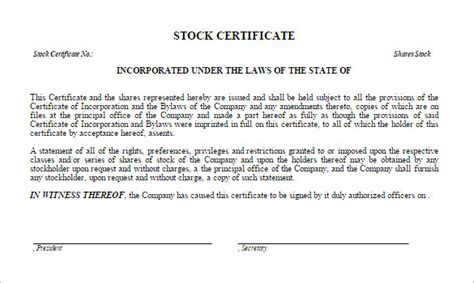 Share Stock Certificate Templates PSD Vector EPS