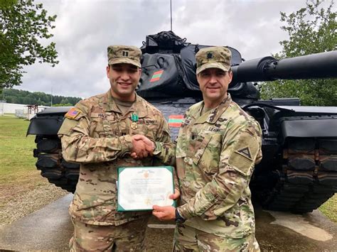 Cpt Hale Was Awarded A Pcs Arcom 1 4 Infantry Regiment