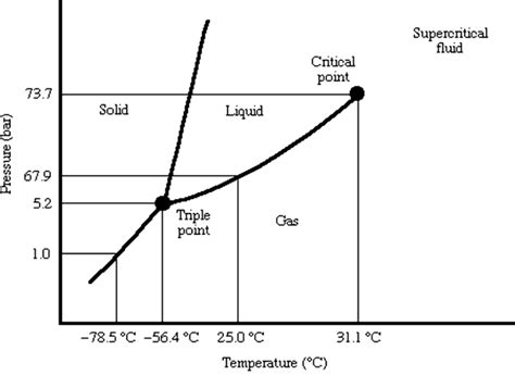 Solved Corresponding To The Co2 Phase Diagram Schematica Chegg Com Fern Structure Diagram