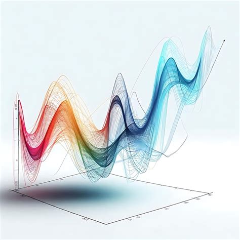 abstract digital technology data visualization background premium ai