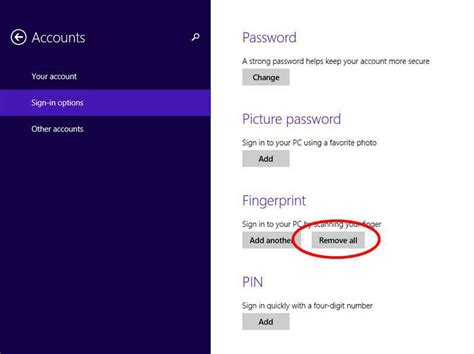Windows Biometric Framework WBF For Fingerprint Login