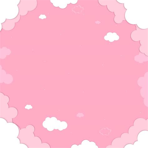 Cloudy Pink Sky Background