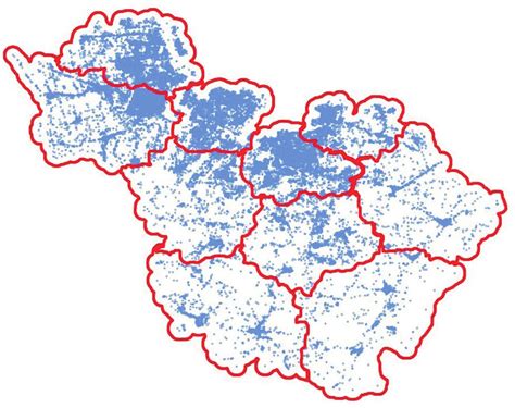 Division Of Regions In Shuangliu District Chengdu City Download Scientific Diagram