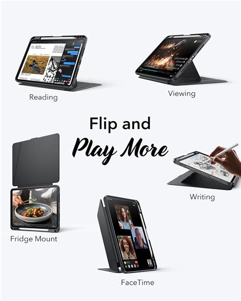 Esr Flip Magnetic Case Ipad Pro 13 Inch 2025 And 2024 Built In Stand