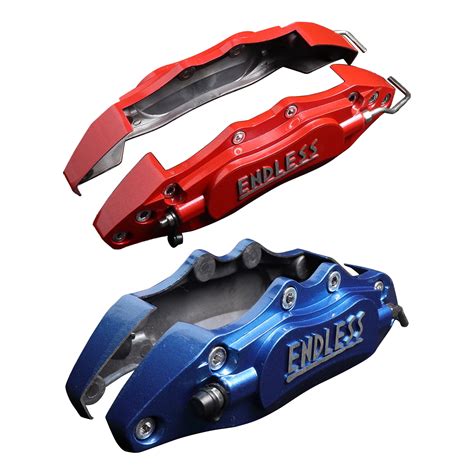 Walbest 2 Pack Car Brake Caliper Covers Durable Aluminum Alloy Red