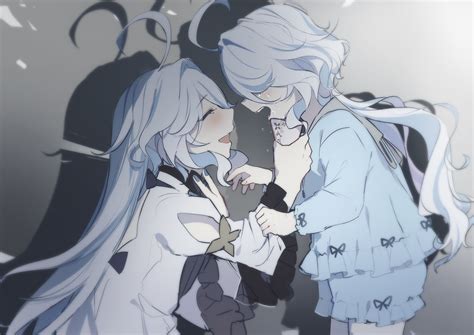 Furina And Focalors Genshin Impact Drawn By Hoshiyui Tsukino Danbooru