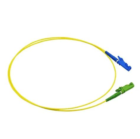 E APC Polish Fiber Optic Patch Cord Single Mode Mm Mm Fiber Patch Cord E Connector