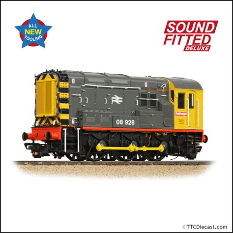 Bachmann 35 906sfx Class 08 08928 Br Railfreight Red Stripe Oo Gauge