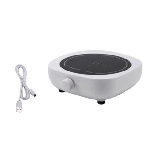 Magnetic Stirrer Mini Lab Stir Mixer Portable Stirrer Plate With Stir Bar 2l 2000rpm For