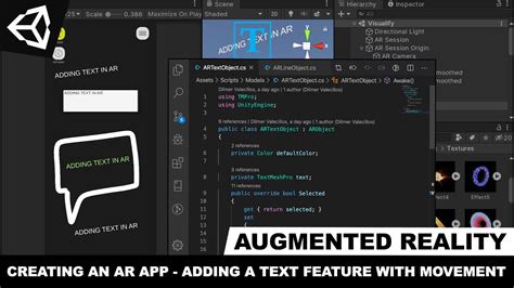 Unity3d With Ar Foundation Creating An Ar App And Adding A Text