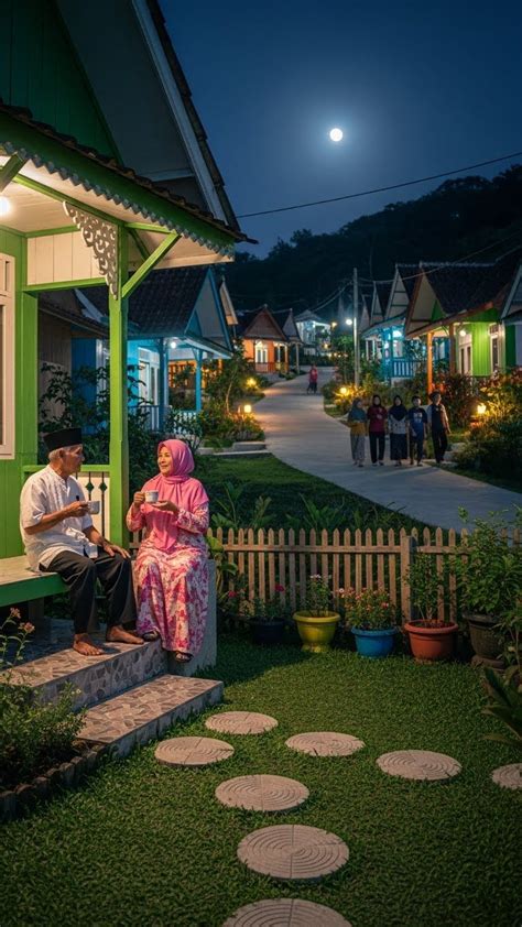 Waktu Magrib Desa Yang Indah 🕌🤍💚 Pedesaan Village Nature Efrendi