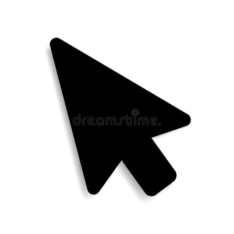 Mouse Pointer Icons With A Shadow On A Transparent Background Stock Vector Illustration Of